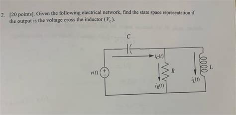 solved 2 [20 points] given the following electrical
