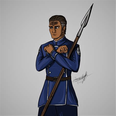 Cosmere Inktober Day 8 Salute Skar From Bridge Four R Imaginarycosmere