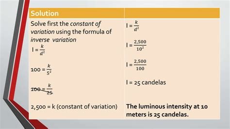 Problem Solving Involving Direct And Inverse Variation Pptx Physics Science