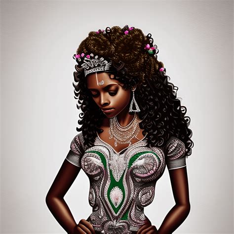 8k Stunning Beautiful Brown Skin Woman · Creative Fabrica
