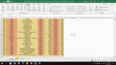 Chart Sorting Filter Subtotals Neil Porlaje