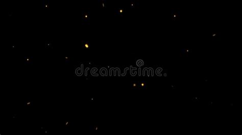 Abstract Loop Animation Glow Orange Yellow Particles Motion Stock Footage Video Of Dark Cloud