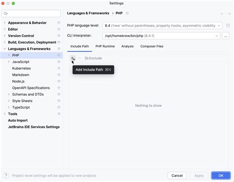 Configure Include Paths Phpstorm Documentation