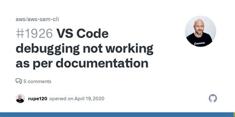 Vs Code Debugging Not Working As Per Documentation · Issue 1926 · Aws
