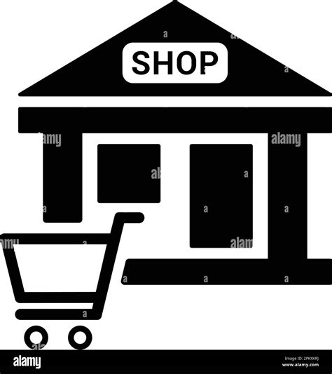 Shop Icon Vector Eps File Perfect Use For Print Media Web Stock
