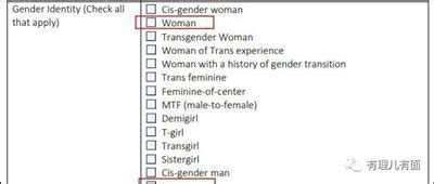 50个州的美国竟然有97种性别乌有之乡