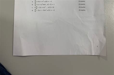 Solved Marks S Marks Marks Marks Chegg Com