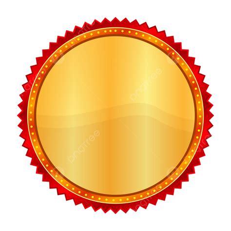 Red And Golden Luxury Circle Shape Frame Vector Clipart Shape Circle Round Png And Vector