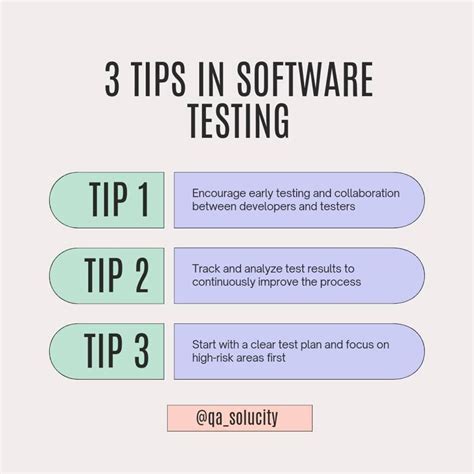 Testing Software Tips Newsfeed Softwaretester Linkedin Qa Solucity