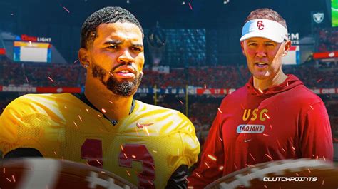 Usc Football Lincoln Riley Explains Why Caleb Williams Played One