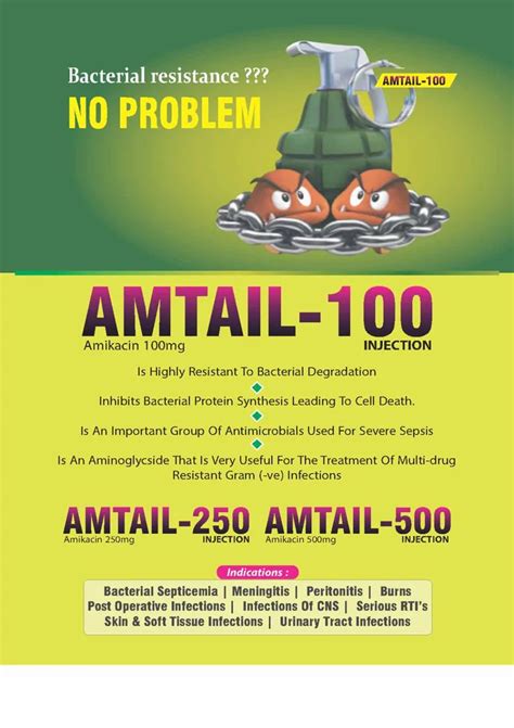 Amikacin 250 Injection At ₹ 62 00 Piece Panchkula Id 2856521342362