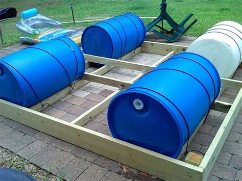 17 Best Images About Floating Dock On Pinterest Plastic Drums 55 Gallon And Drums