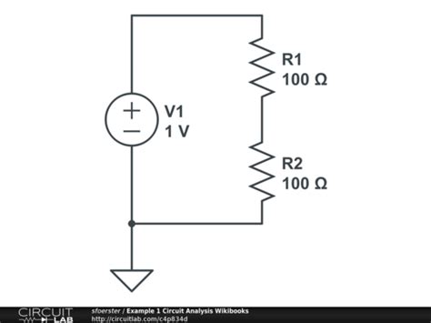 Example Circuit Analysis Wikibooks CircuitLab