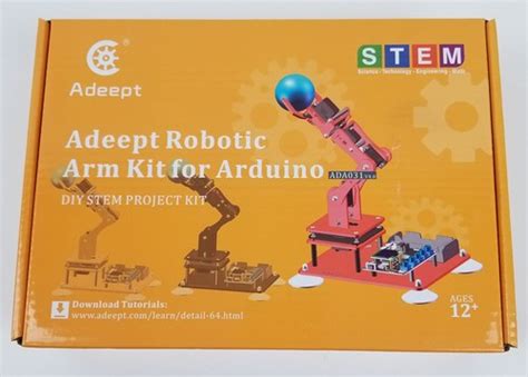 Adeept Robotic 5 Dof Arm Kit For Arduino Diy Stem Project Kit Ada031 V4 0 New Ebay