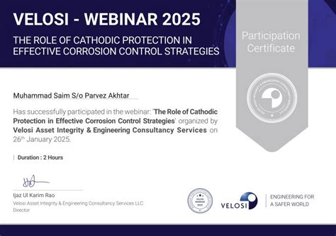 Muhammad Saim On Linkedin Corrosioncontrol Cathodicprotection Webinar Professionaldevelopment