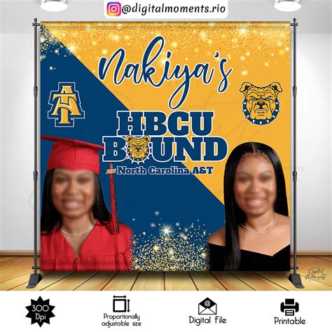 Graduation 8x8 Custom Backdrop With 2 Pictures Digital File Only Digital Moments Rio
