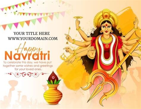 Navratri Template Postermywall
