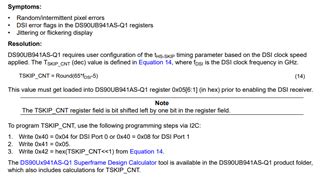DS UB AS Q Using The SoC S DSI Data And Clock Cannot Light On The Screen Interface Forum