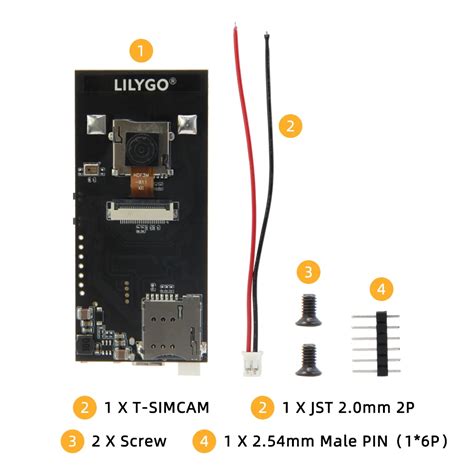 lilygo® t simcam esp32 s3 cam development board from lilygo on tindie