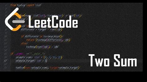 Leetcode Solving Two Sum Youtube