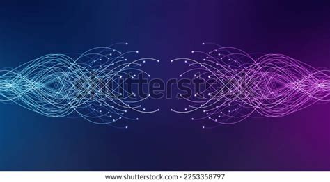 Ai Technology Concept Artificial Intelligence Blue Stock Vector Royalty Free 2253358797