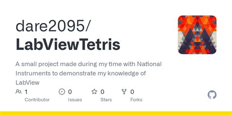 GitHub Dare LabViewTetris A Small Project Made During My Time With National Instruments