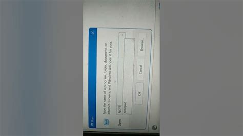 Open Notepad Using Run Command Youtube