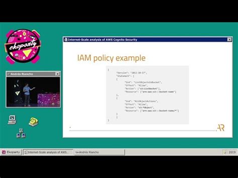 Ekoparty Security Conference Talk Internet Scale Analysis Of Aws Cognito Security From Ekoparty