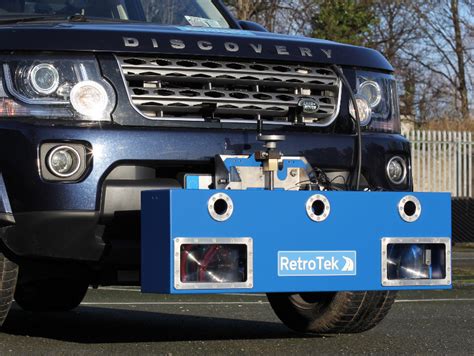 Retrotek D Pavement Markings Vehicle Mounted Retroreflectometer Measures Night