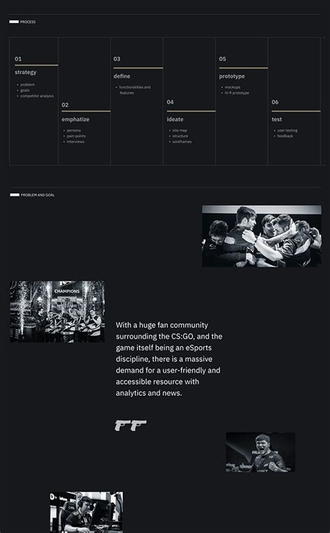 CS GO Stats Tracker Behance
