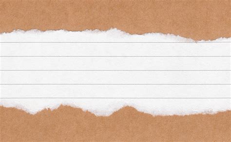 근접 촬영 찢어진 된 갈색 종이 그런 지 흰 종이 질감 배경입니다 립 종이 노트 텍스트 패턴 또는 추상적인 배경에 대 한 공간을 가진 갈색 종이 시트 0명에 대한 스톡 사진