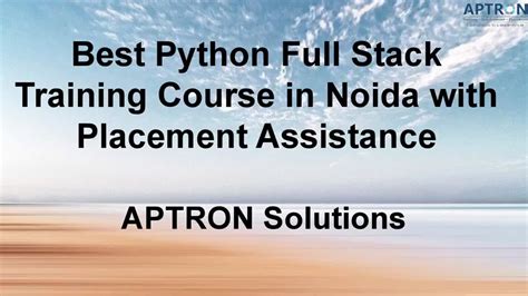pythontraining fullstackdevelopment noida techeducation… ashish kumar