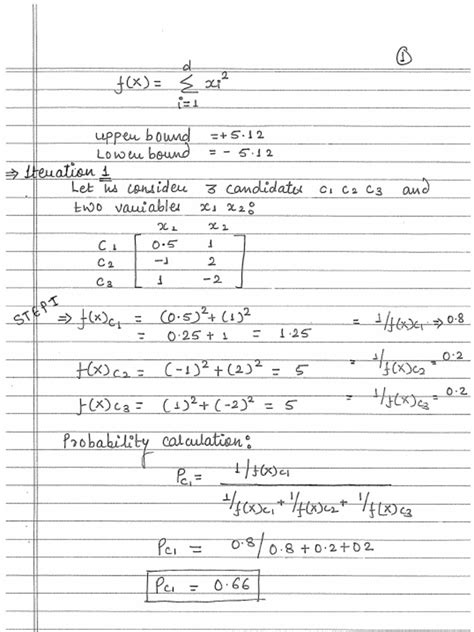 Cohort Intelligence Algorithm Illustration Corrected Pdf Pdf
