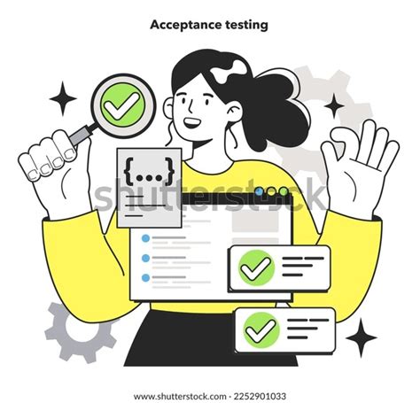 Acceptance Testing Technique Software Testing Methodology Stock Vector Royalty Free 2252901033