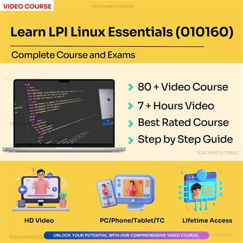 Lpi Linux Essentials 010 160 Complete Course And Exams Essential