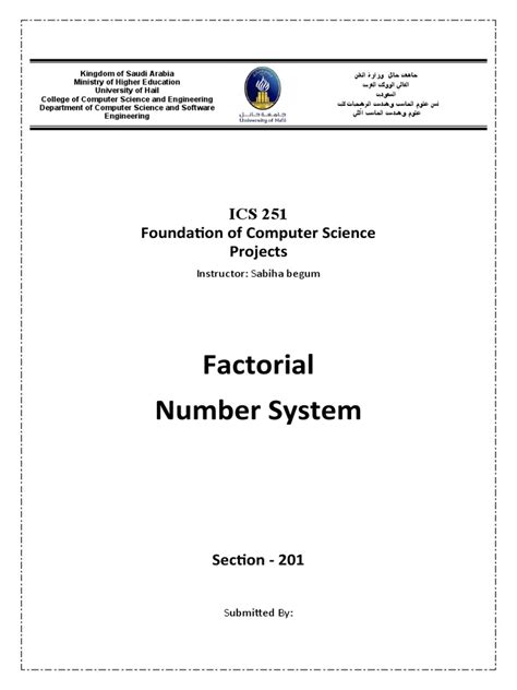Factorial Number System Download Free Pdf Numbers Mathematical