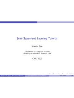 Semi Supervised Learning Tutorial Semi Supervised Learning Tutorial Pdf PDF PRO