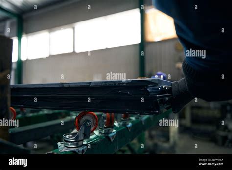 Special Processing Of Double Glazed Windows In Window Production Stock
