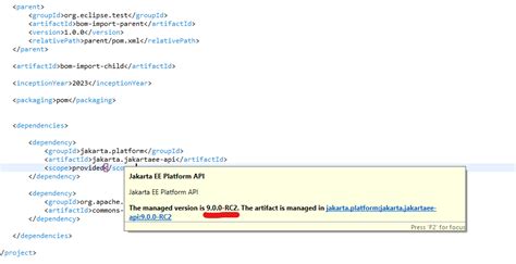 Provided Dependencies From Imported Bom Are Not Correctly Calculated On Hover · Issue 347