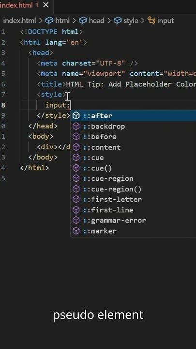 Html Tip Add Placeholder Colors With Css Javascript Frontenddevelopment Tipfortoday