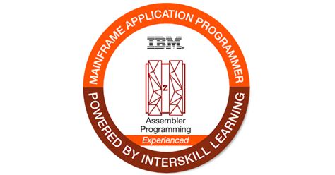 Interskill Mainframe Application Programmer Assembler Programming Experienced Credly