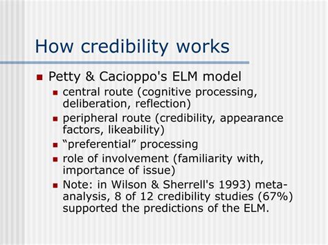 PPT CREDIBILITY PowerPoint Presentation Free Download ID 181389