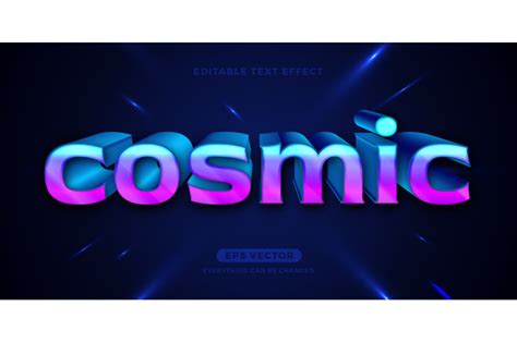 Cosmic Text Effect By Diq DRMWN TheHungryJPEG