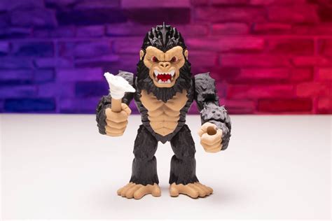 3d Print Multicolor Articulated Ape King Stl For Download