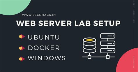 web server lab setup on docker ubuntu and windows secnhack