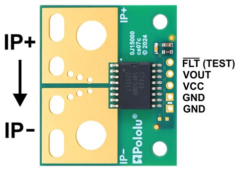 Pololu Ct432 Hswf50dr Tmr Current Sensor Large Carrier 0a To 50a 5v