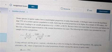 Solved Assignment Scores 56 Resources Hint Check Answer