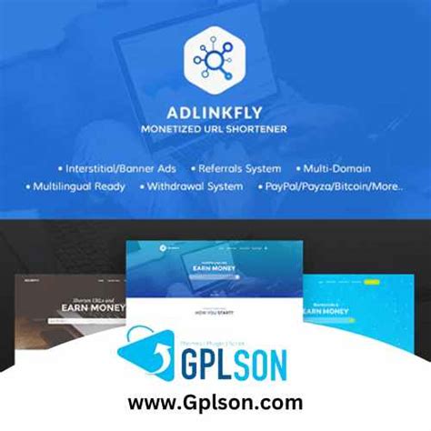 Adlinkfly Monetized Url Shortener Gplson