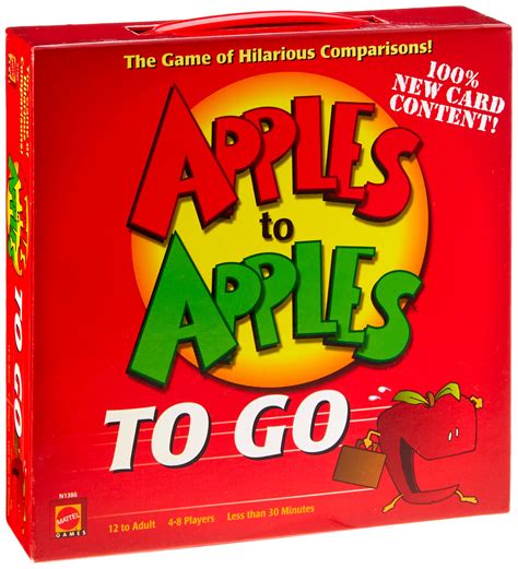 Mattel Games Apples To Apples On The Go Board Game