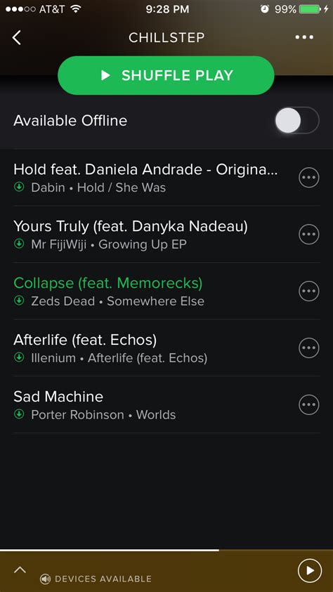 ios how to make place uiview and uitableview similar to spotify s